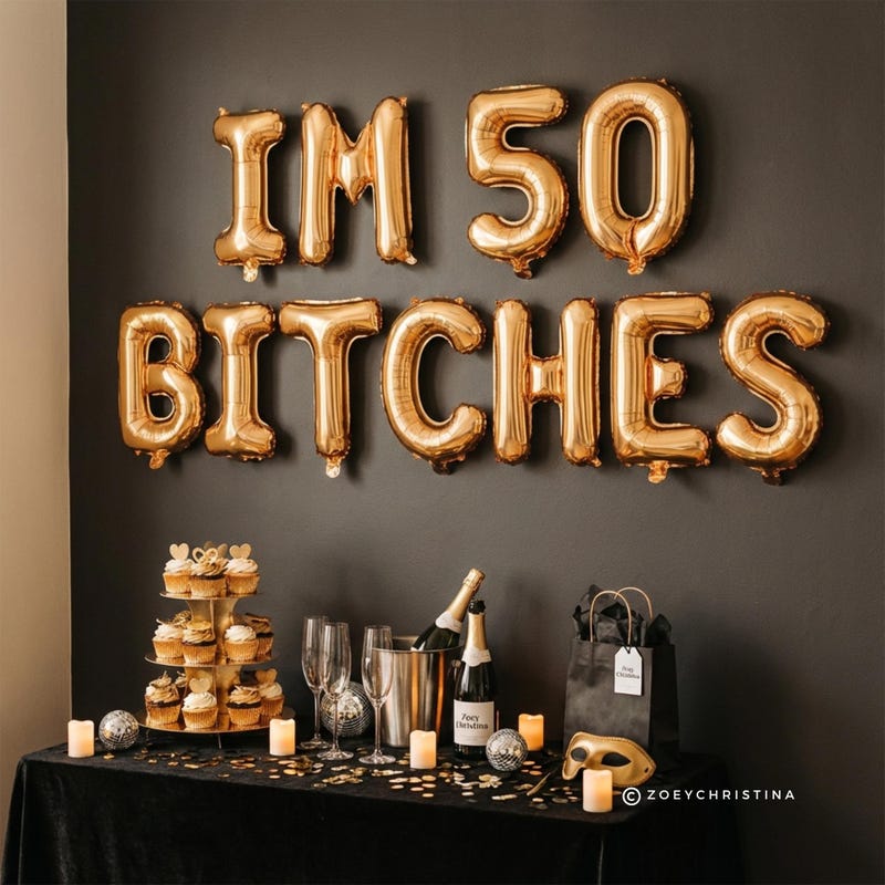 Funny Birthday Badge 50 - Etsy