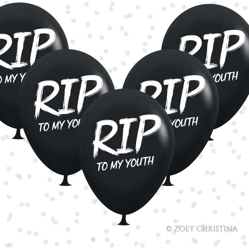 Death to My 20s Party Decorations Youth Twenties RIP Party - Etsy