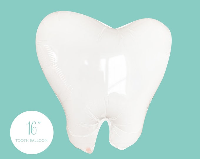 Pink Tooth Shape Balloon Dental Smile Tooth Dental Hygiene Kids Party ...