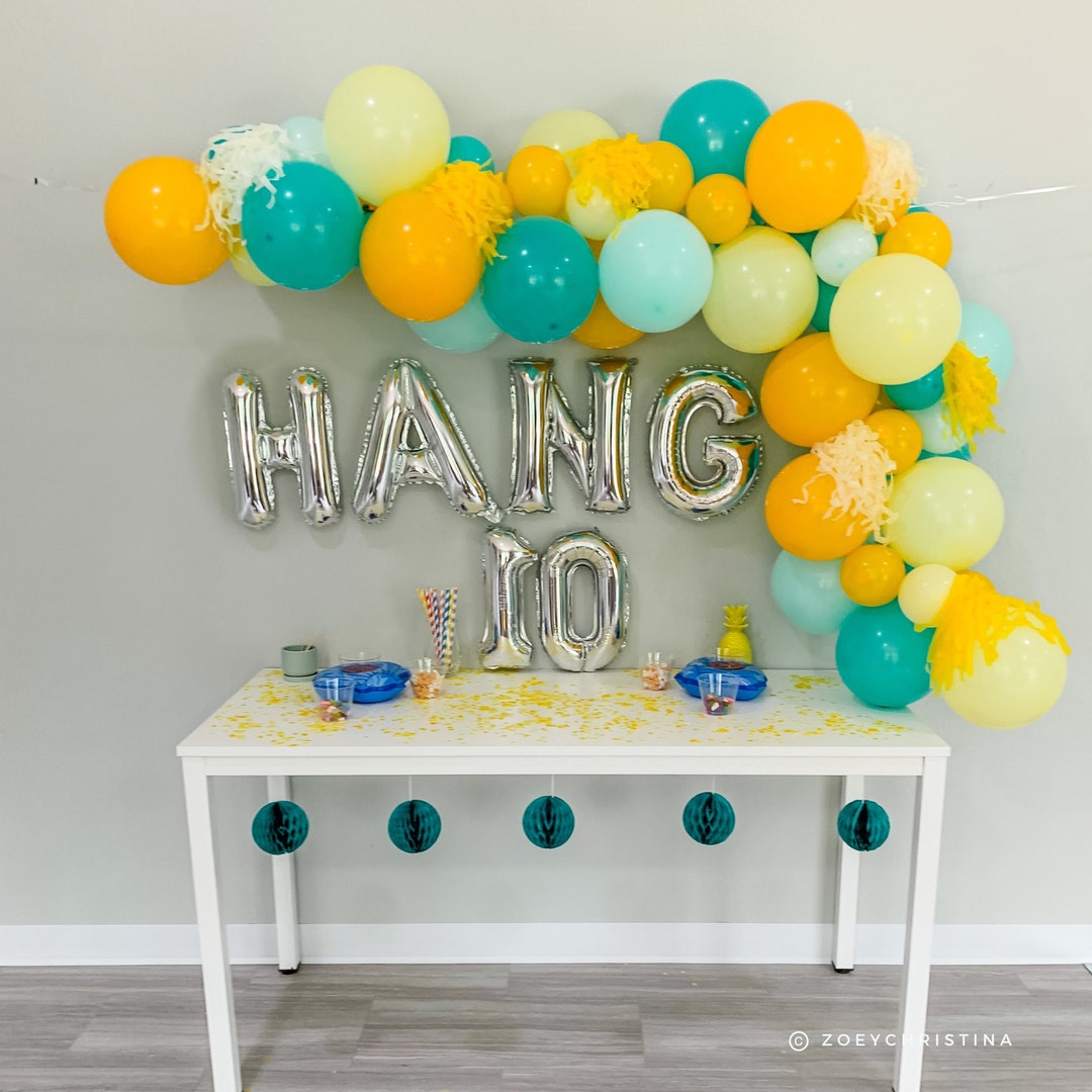 NEW Surfing Birthday Party Balloon Garland Themed Kit, Beach Party ...