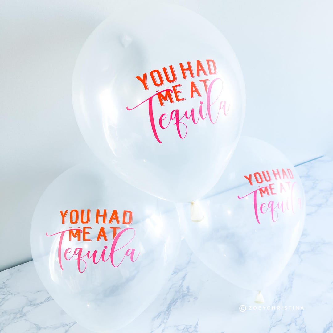Tequila Sunrise Balloon: Fiesta Bachelorette Party Decor - Etsy