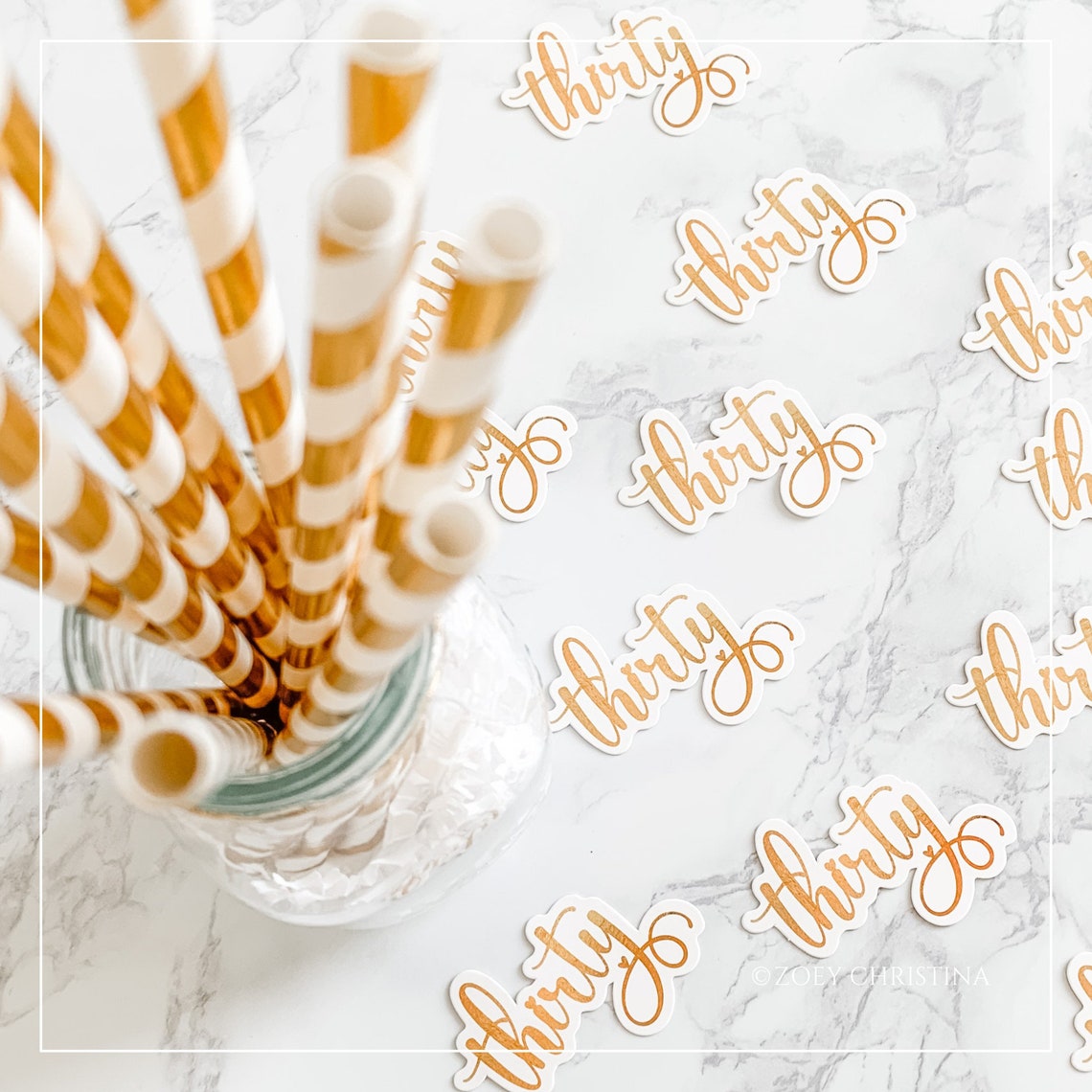 NEW 30th Birthday Party Decorations for Her Thirty Paper | Etsy