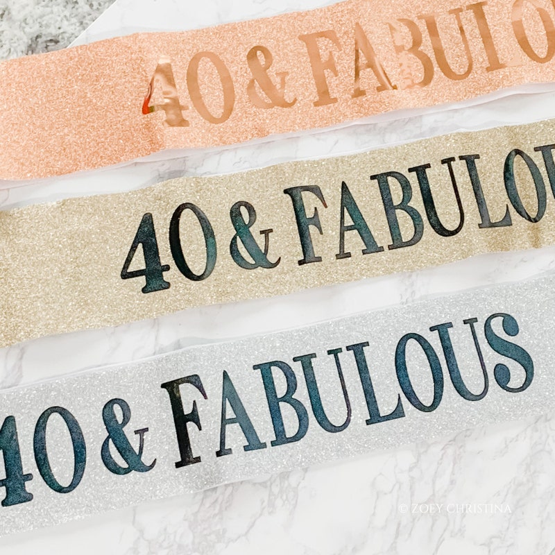 40 and Fabulous Party Decorations - Etsy