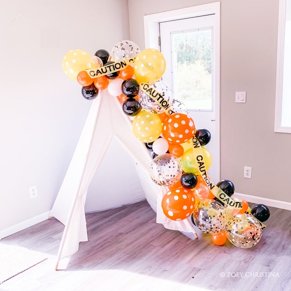 Construction Balloon Arch Birthday - Etsy