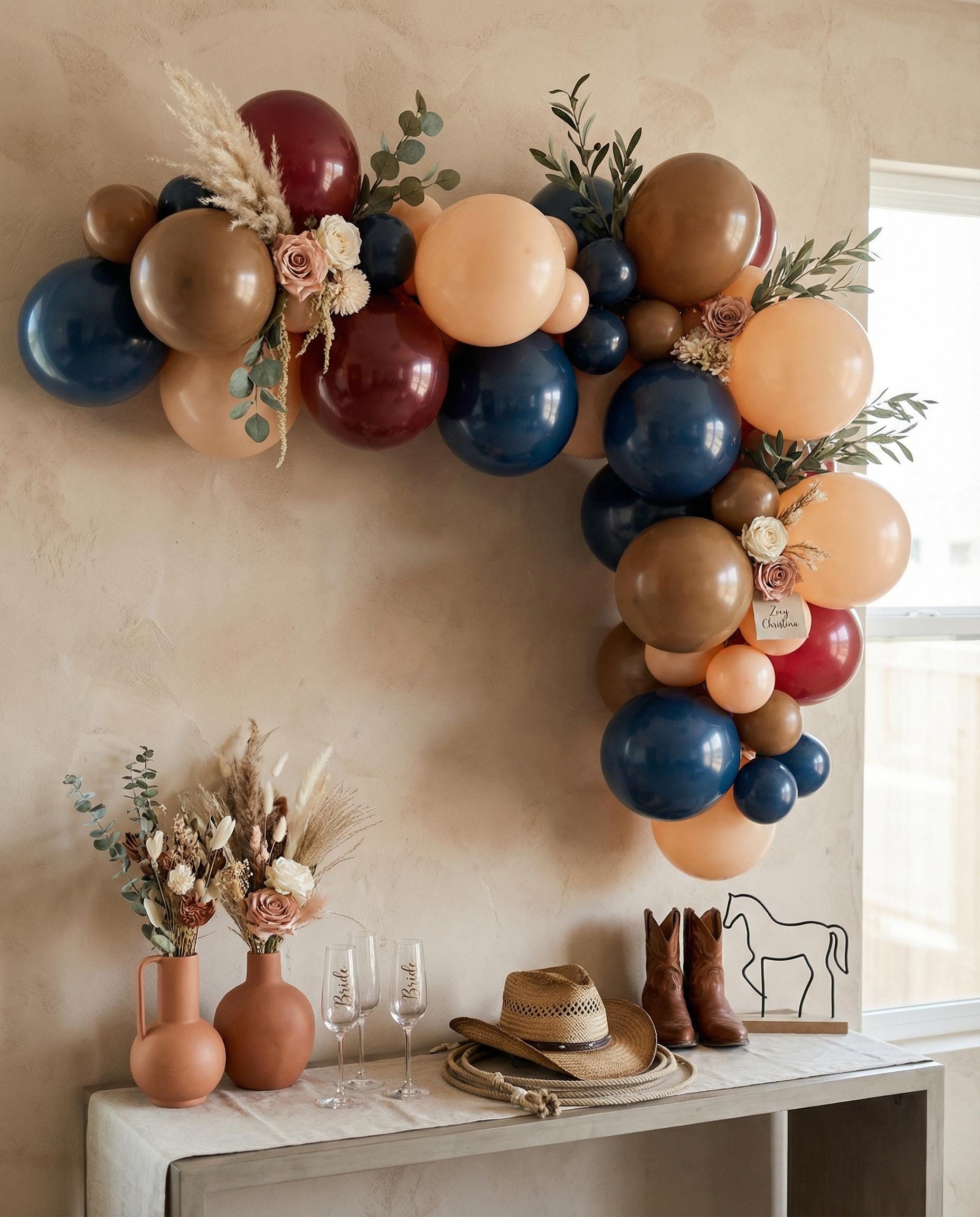Last Rodeo Balloon Garland Kit: Chic Western Bachelorette Decor | Boots ...
