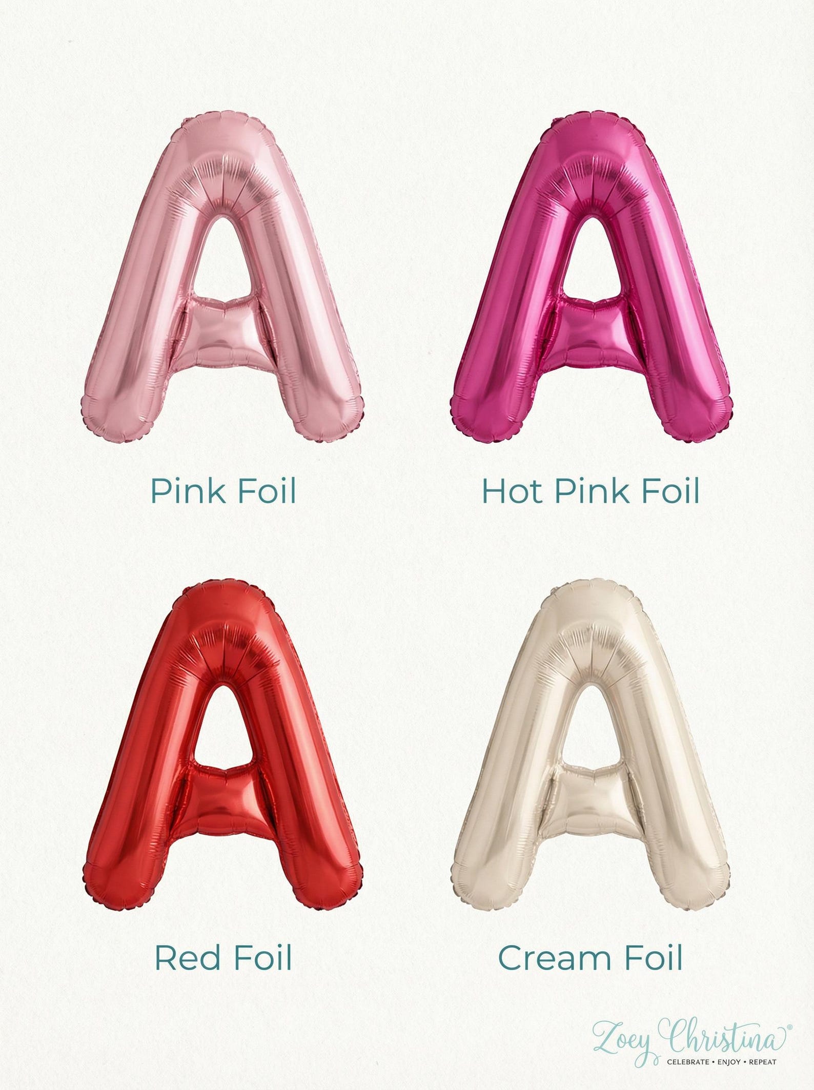 XOXO Foil Letter Balloons: Valentine Balloon Letters | Bachelorette ...