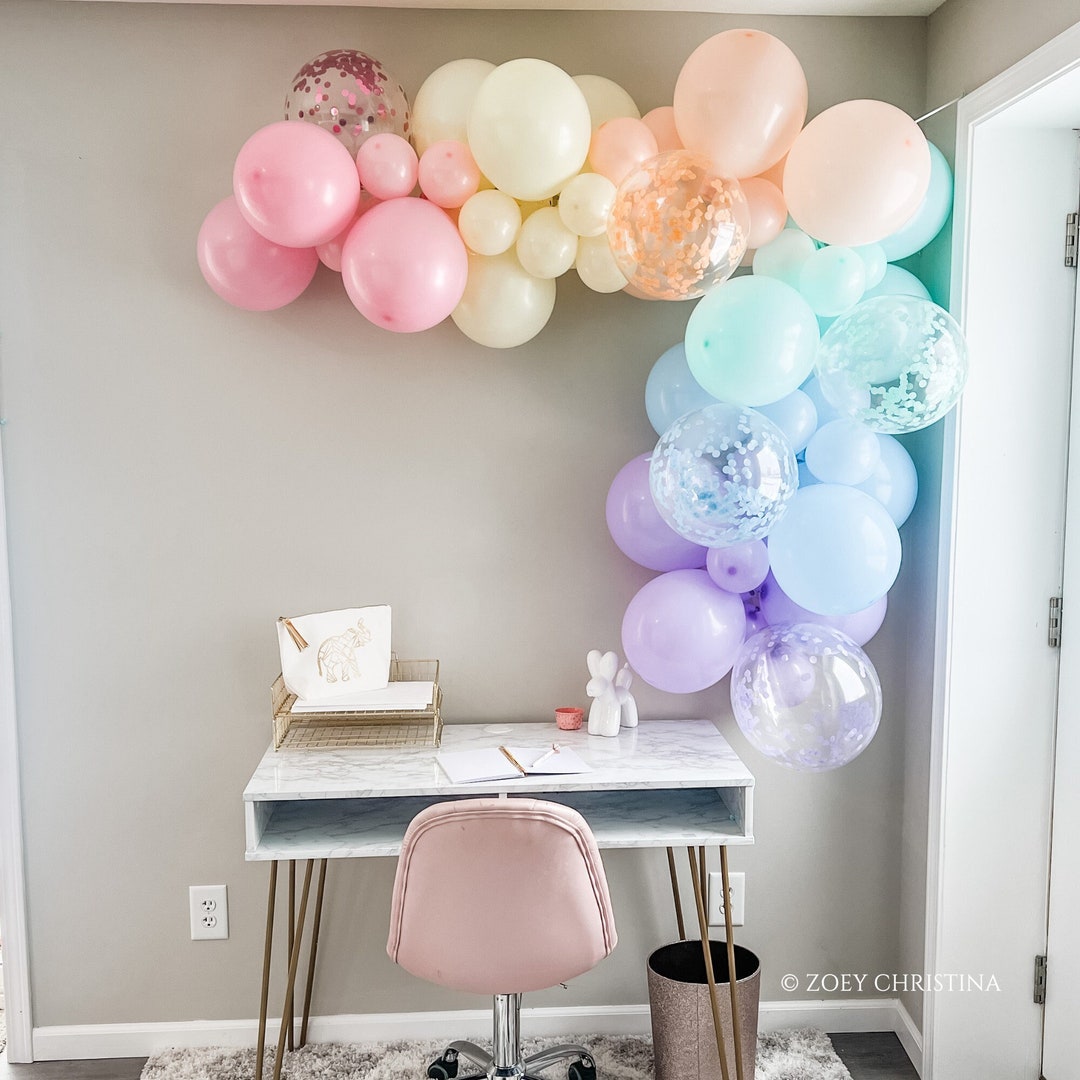 Easter Party Spring Light Pastel Theme Balloon Garland, Sprinkles Ice ...