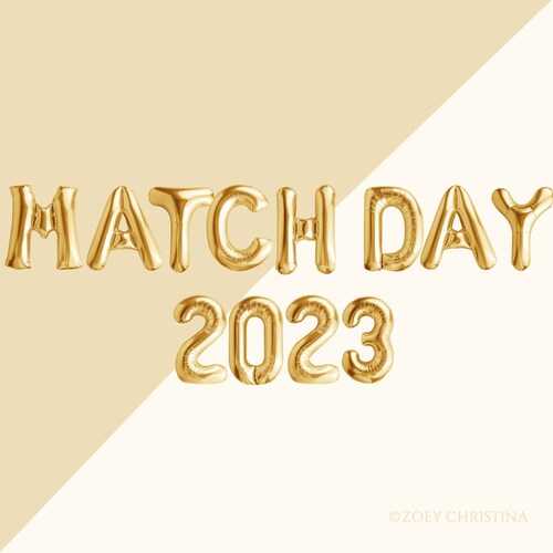 Match Day Party Decorations Matching Residency 2023 Party - Etsy