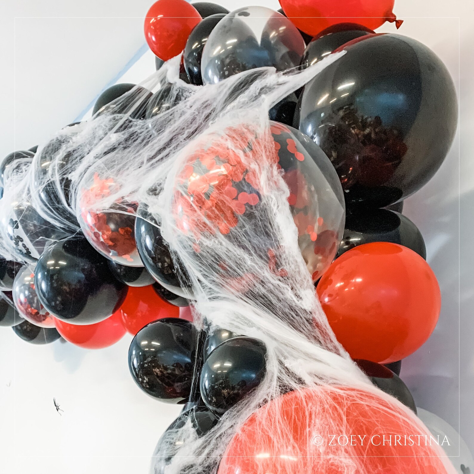 Spider Web Halloween Party Balloon Garland Decorations Decor | Etsy