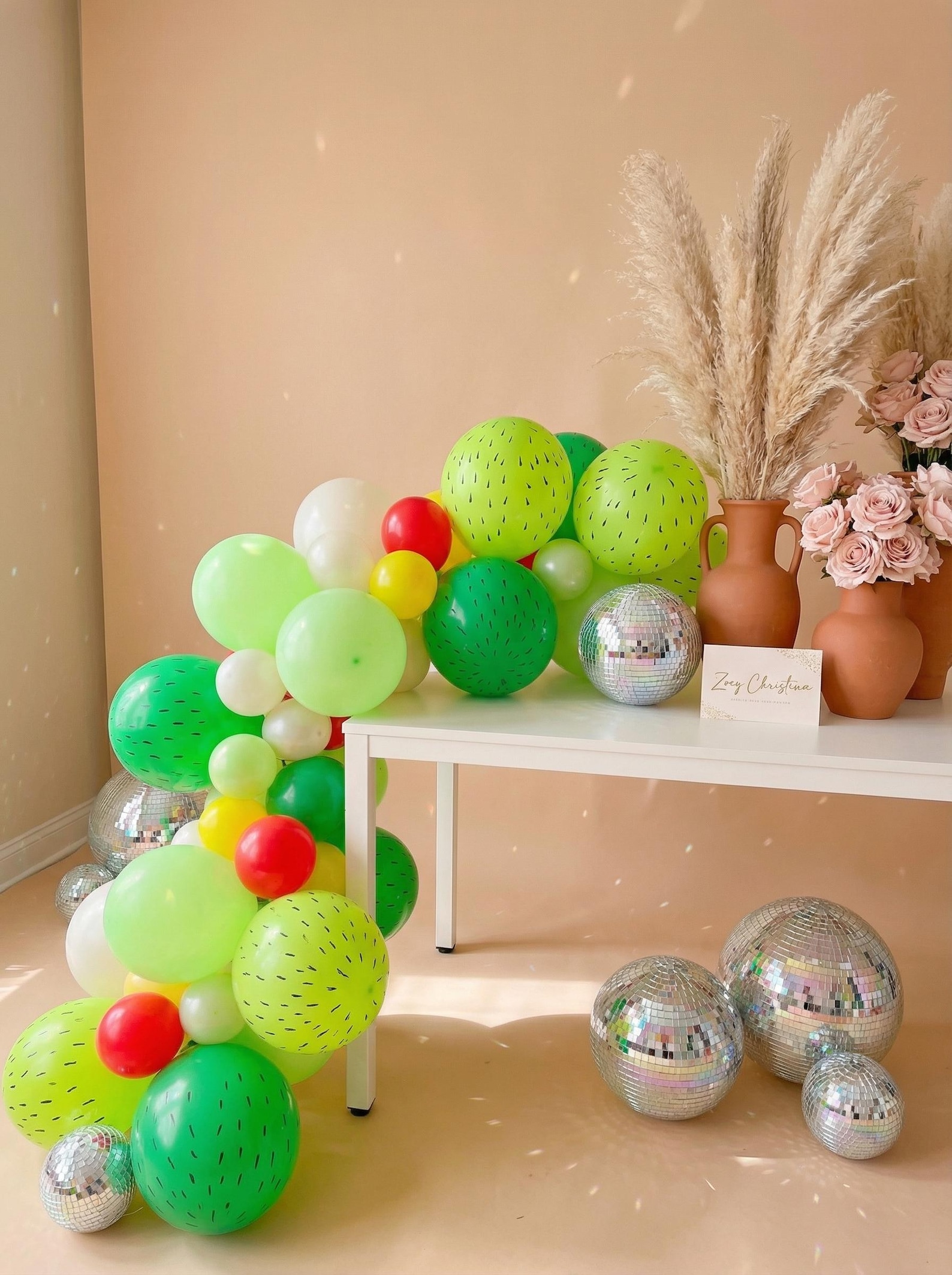 Cactus Party Balloons •fiesta Cactus Party Decor • Southwestern ...