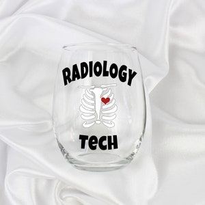 Radiology Tech Glass, Xray Tech Gift, Radiology Tech Gifts, Radiology ...