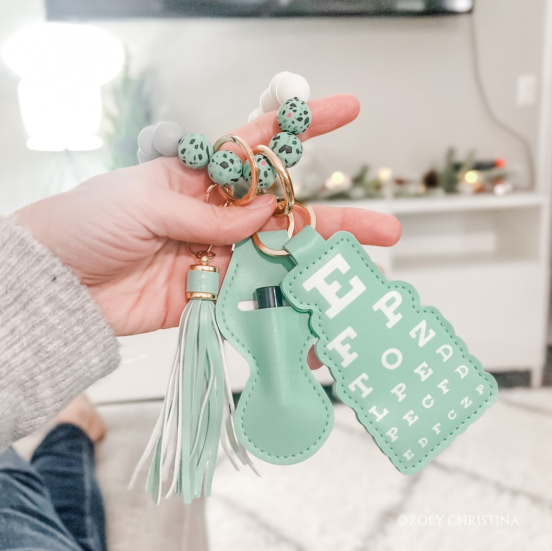 Optometry Gifts for Women, Optometrist Snellen Chart Keychain Gift, Eye ...