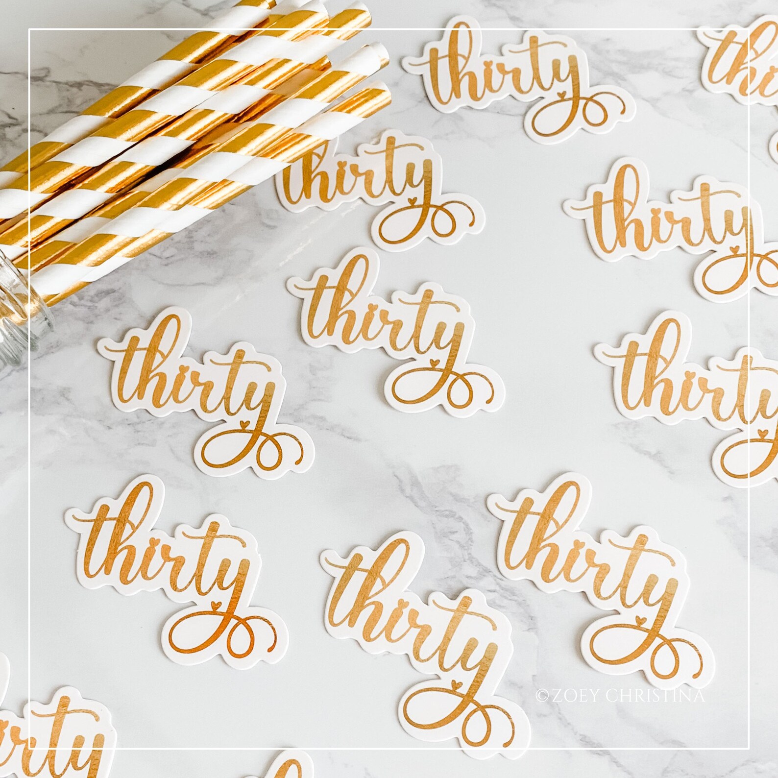 NEW 30th Birthday Party Decorations for Her Thirty Paper | Etsy