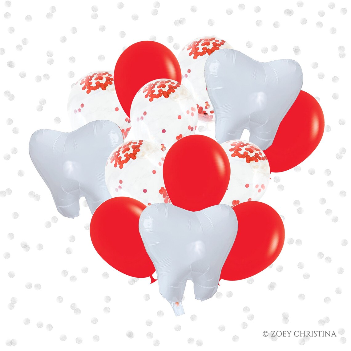 Tooth Balloon bouquet decor New Dental Student Graduation | Etsy