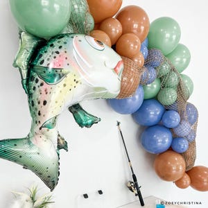 Fishing Balloon Garland Kit: Rustic Bachelorette Party Decor - Etsy
