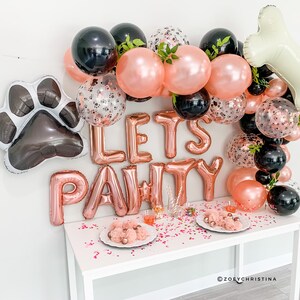 Paw Print Balloon Dog Birthday Vet Student Graduation Party Decorations ...