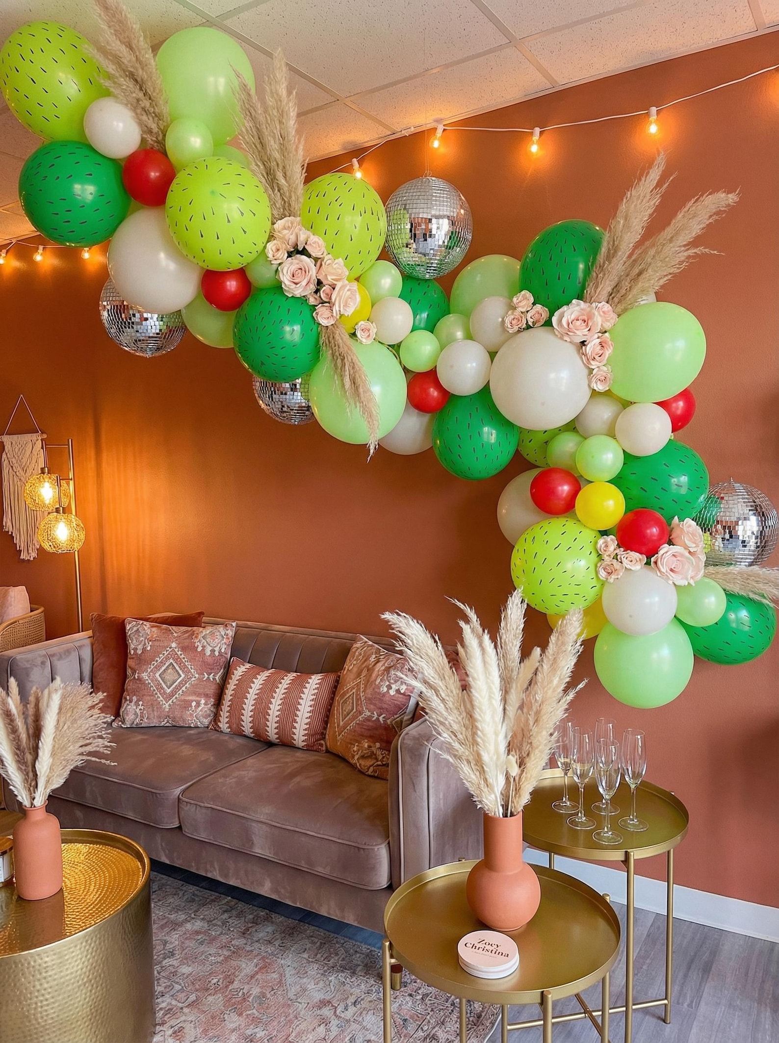 Cactus Party Balloons •fiesta Cactus Party Decor • Southwestern ...
