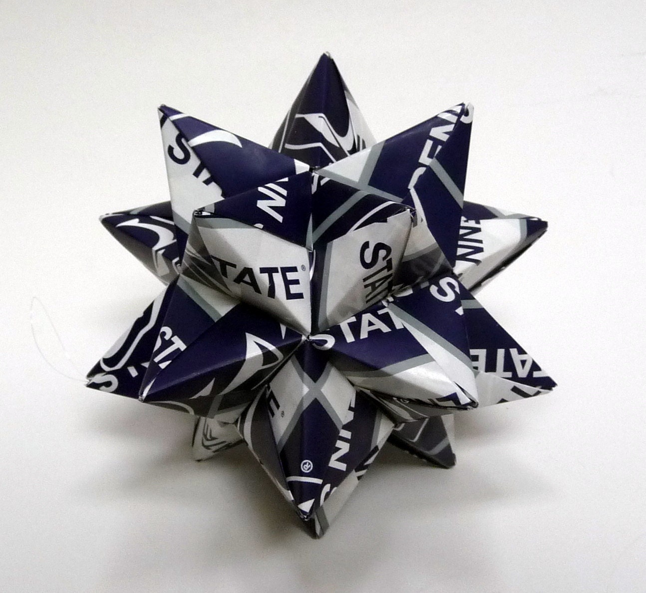 Medium Origami Star Made From Licensed Penn State Paper | Etsy