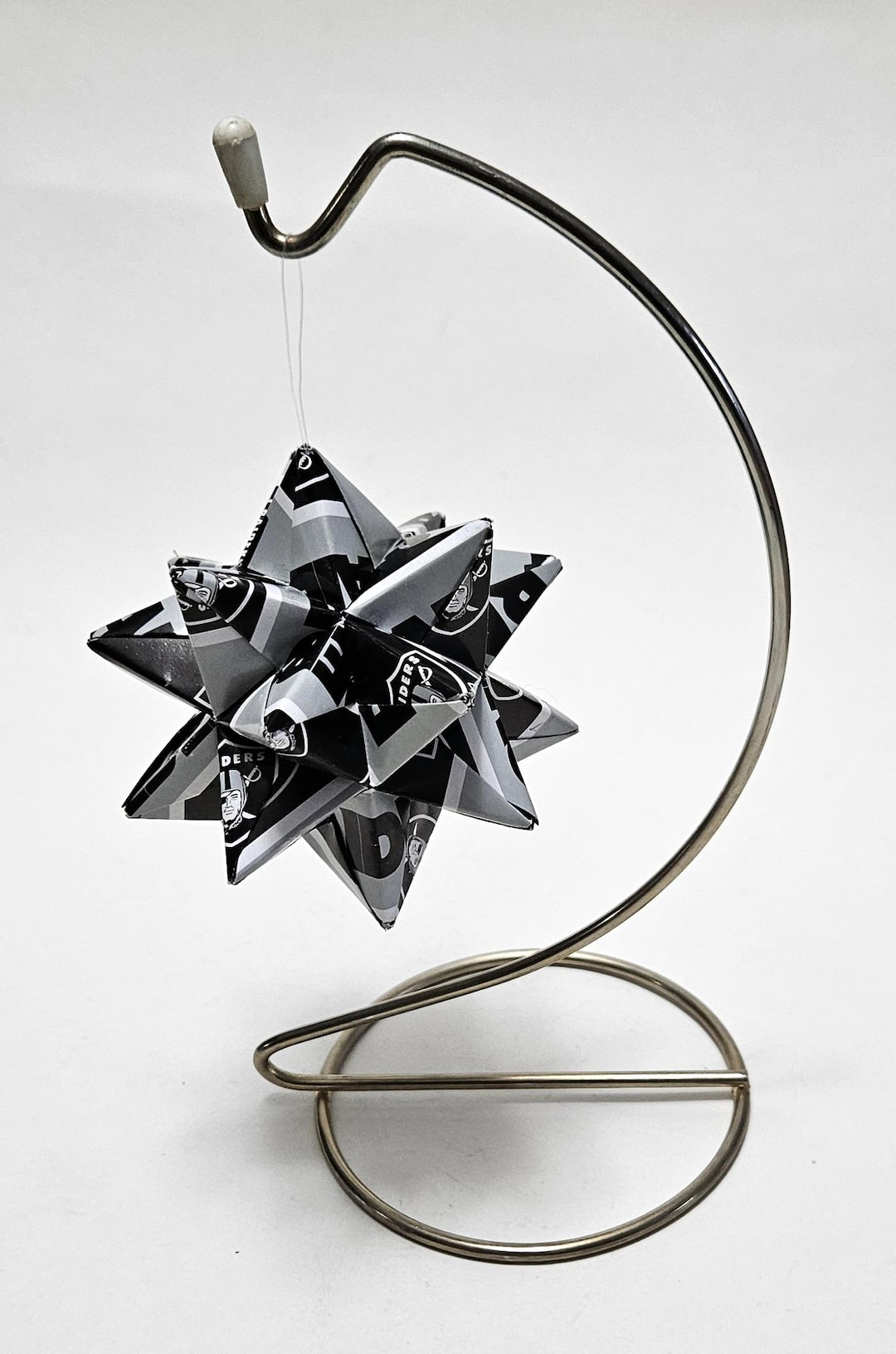Small Origami Star Made From Las Vegas Raiders Paper, Raiders Star, Las ...