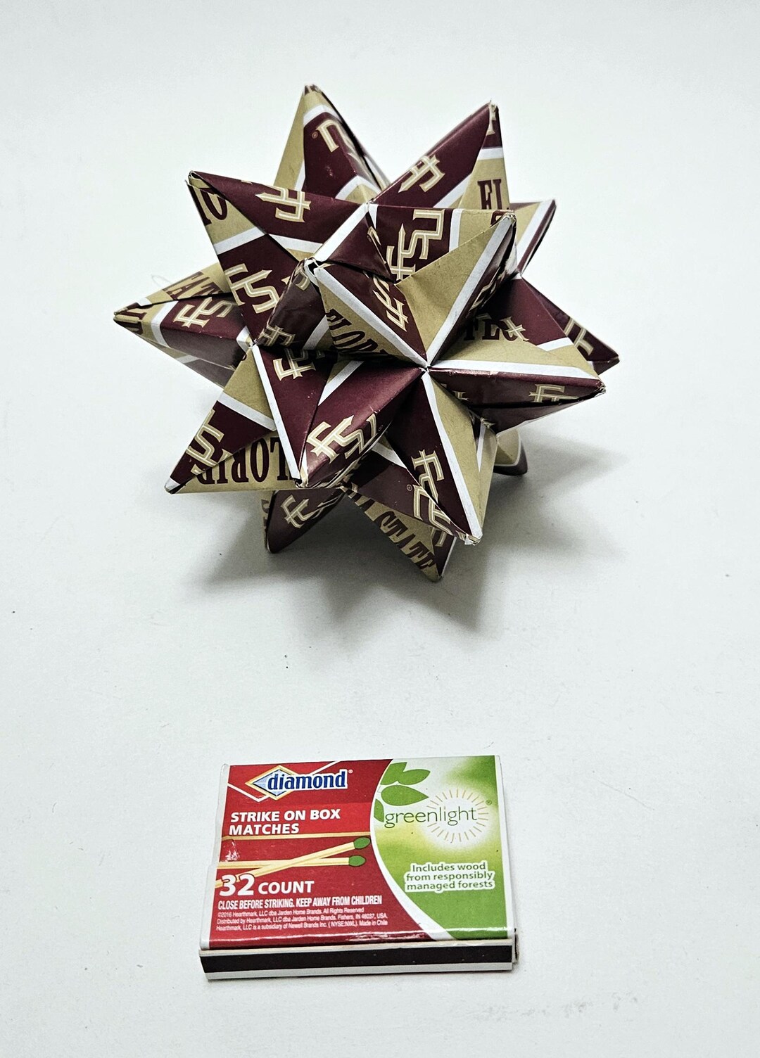 Medium Origami Star Made From Florida State University Seminoles Paper ...