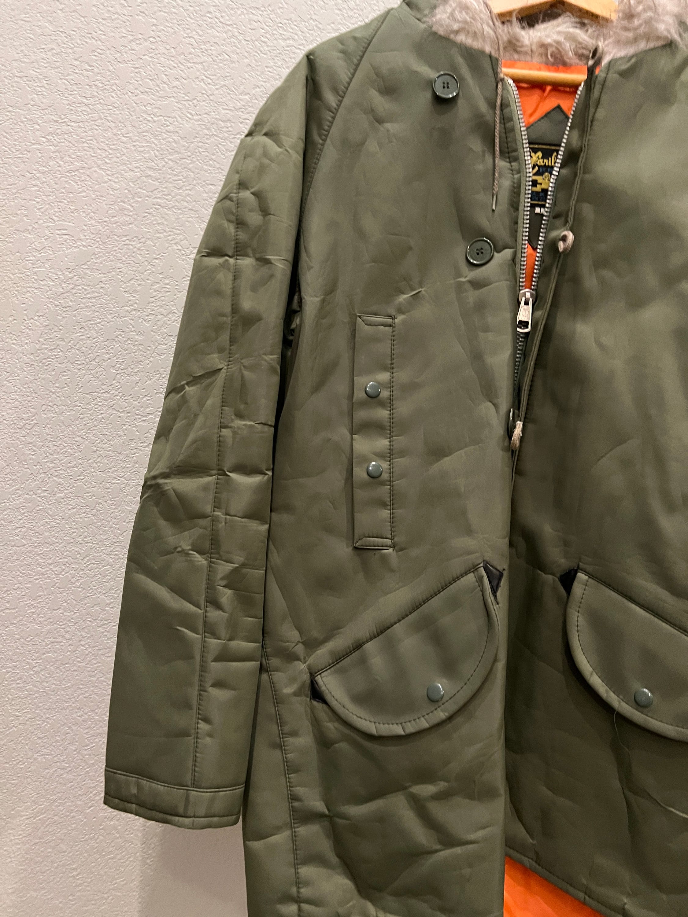 Vintage 1970s Caribou Fur Hood Parka Hunting Jacket Camping Hiking ...