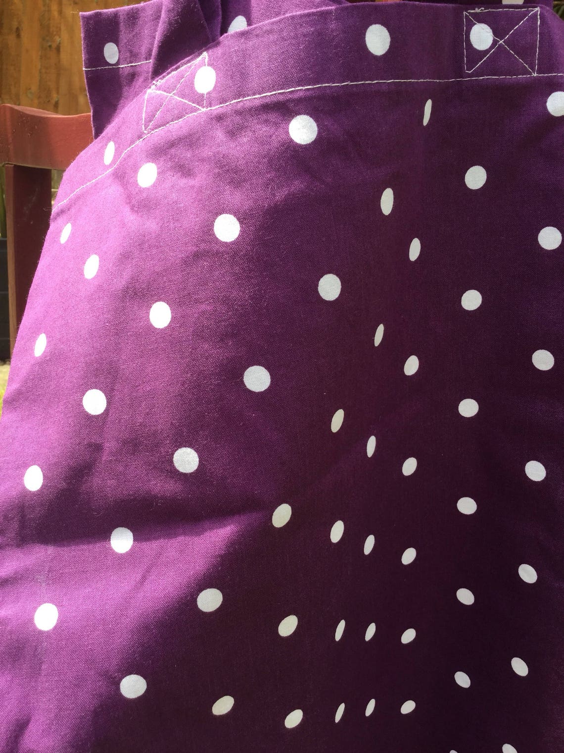Purple Spot Shopping Bag - Etsy