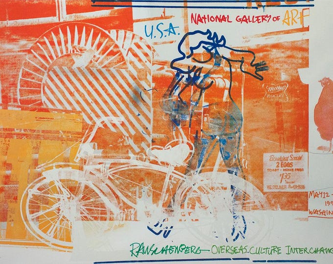 Robert Rauschenberg - New York on Paper 1988 - RARE Vintage Original ...
