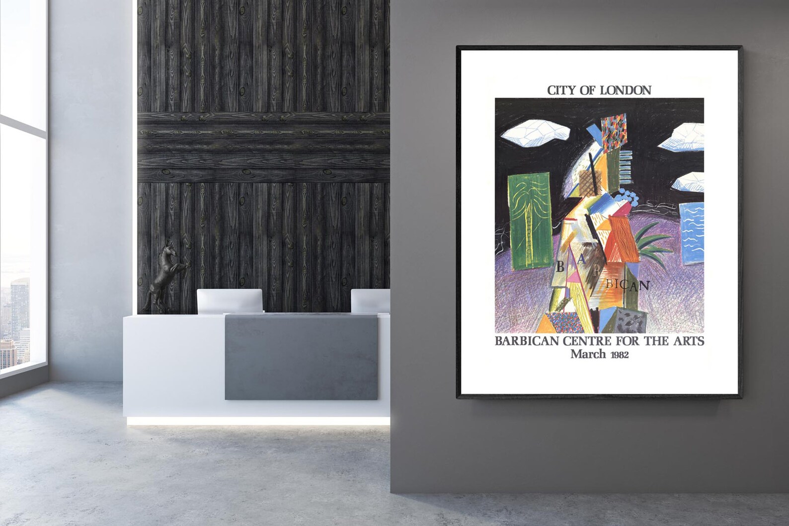 David Hockney-detail From Cubistic Bar-1982 Lithograph - Etsy