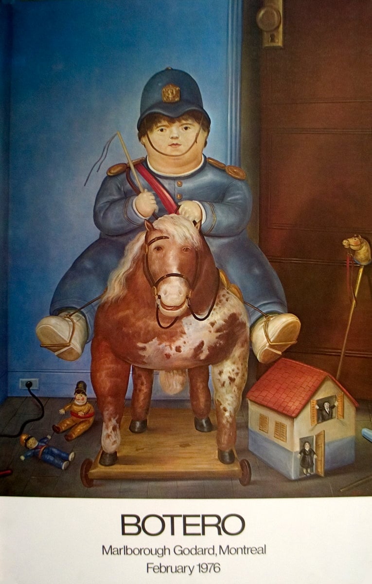 FERNANDO BOTERO Child on Horse, 1975 - Etsy
