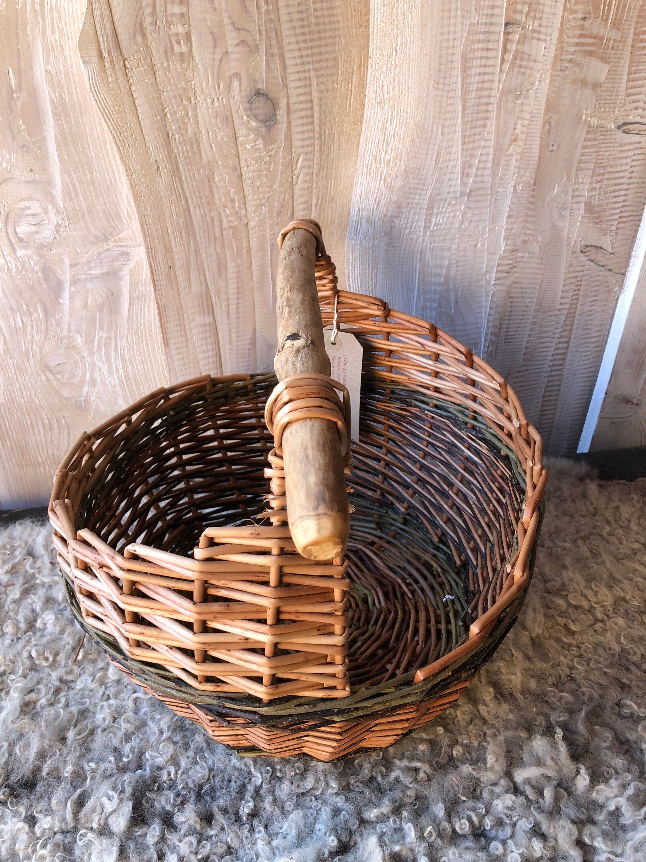 Wooden handled mushroom basket — Naturally Useful