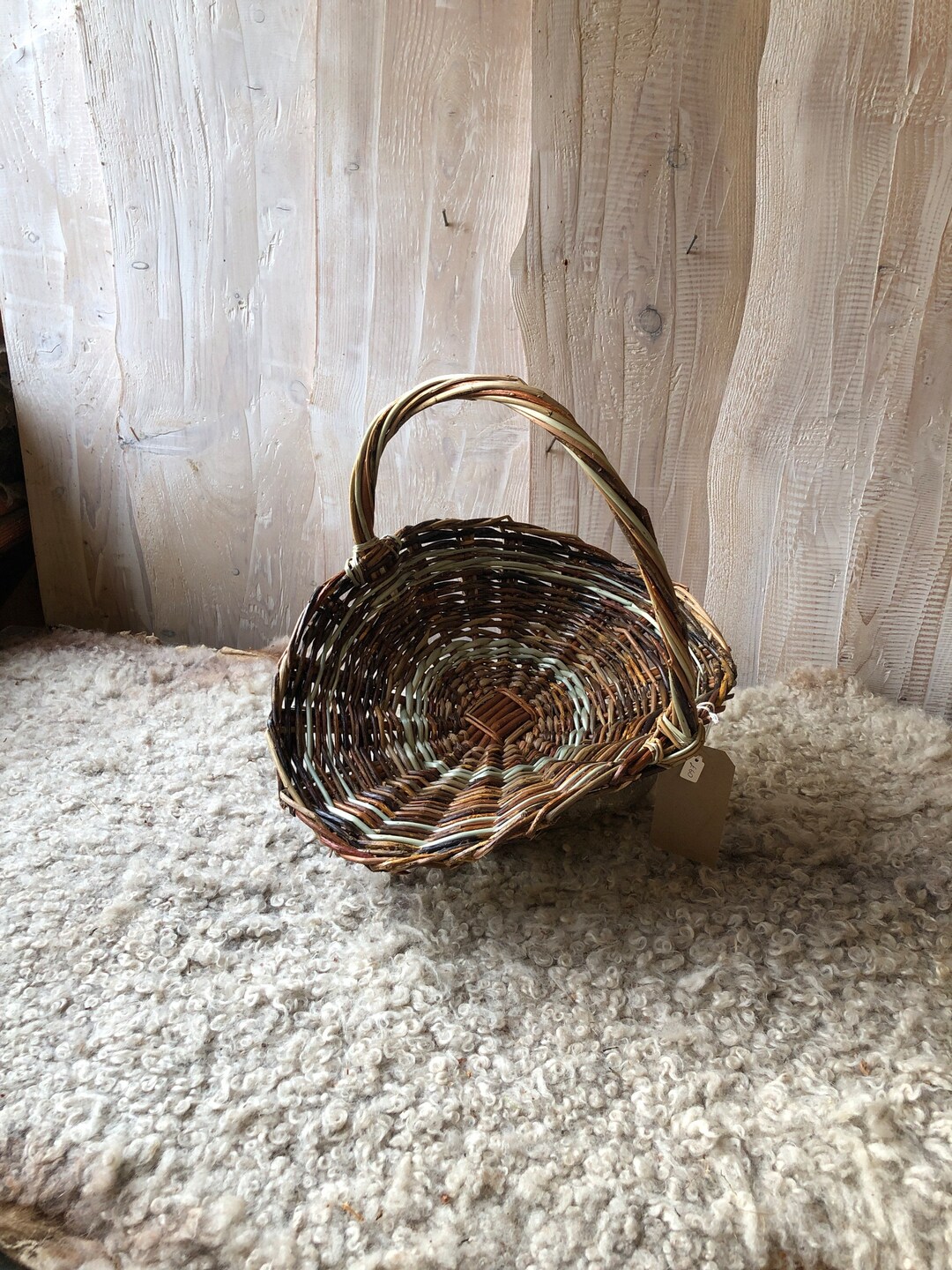 Flower Gathering Basket, Woven From Scottish Willow. - Etsy