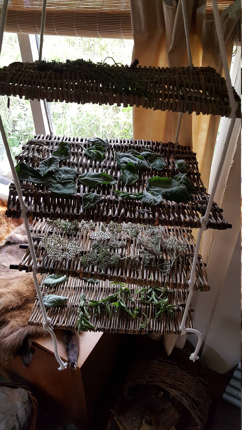 Woven Airy Herb Drying Rack - Etsy
