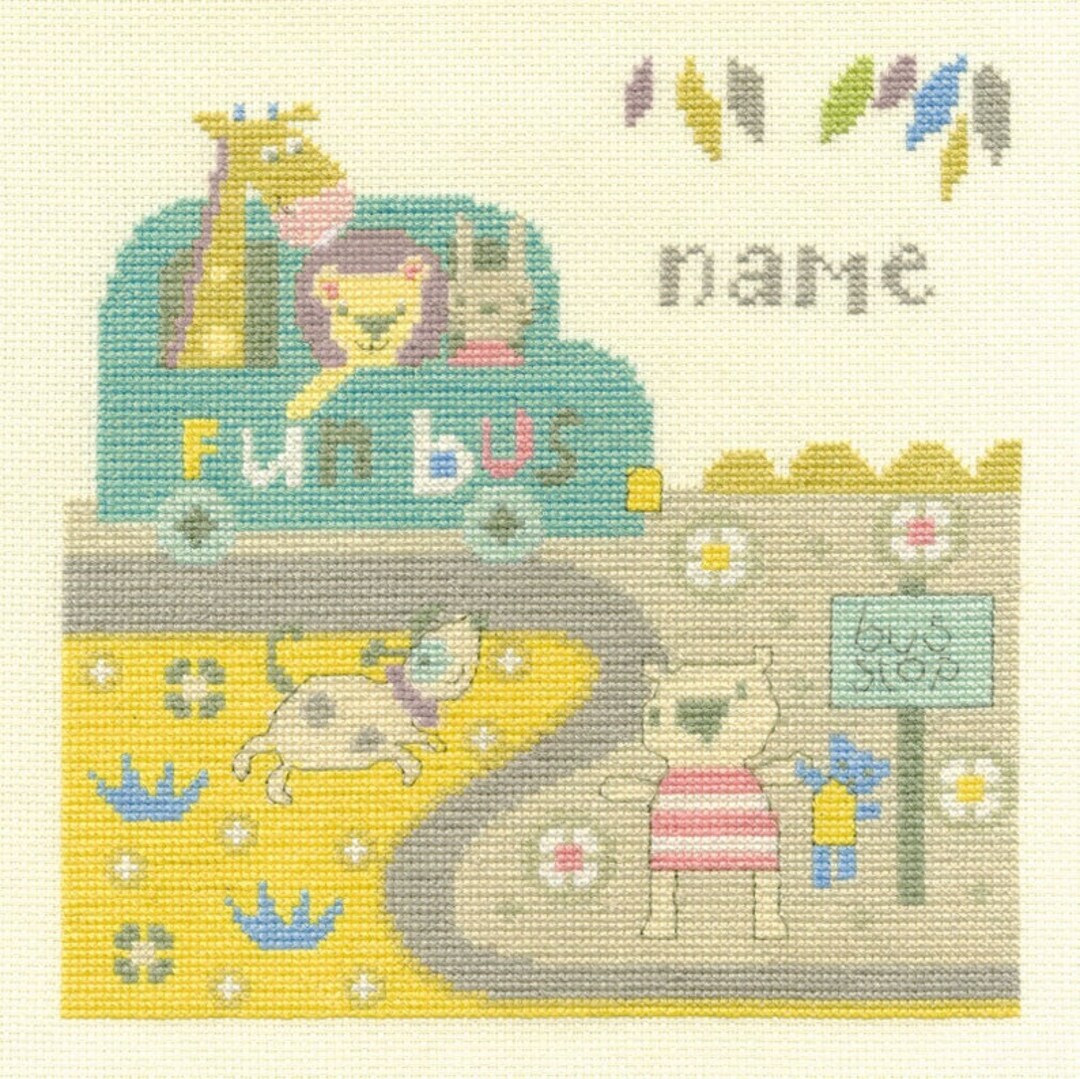 DMC for the Little Ones Baby Bus Stop BK1560 DMC Sampler - Etsy