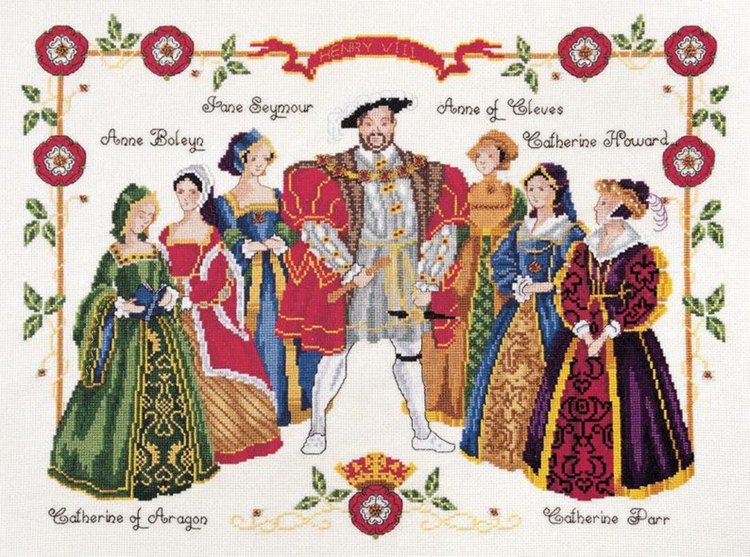 HENRY VIII From DMC Cross Stitch Kit- K3403 , Counted Cross Stitch ...