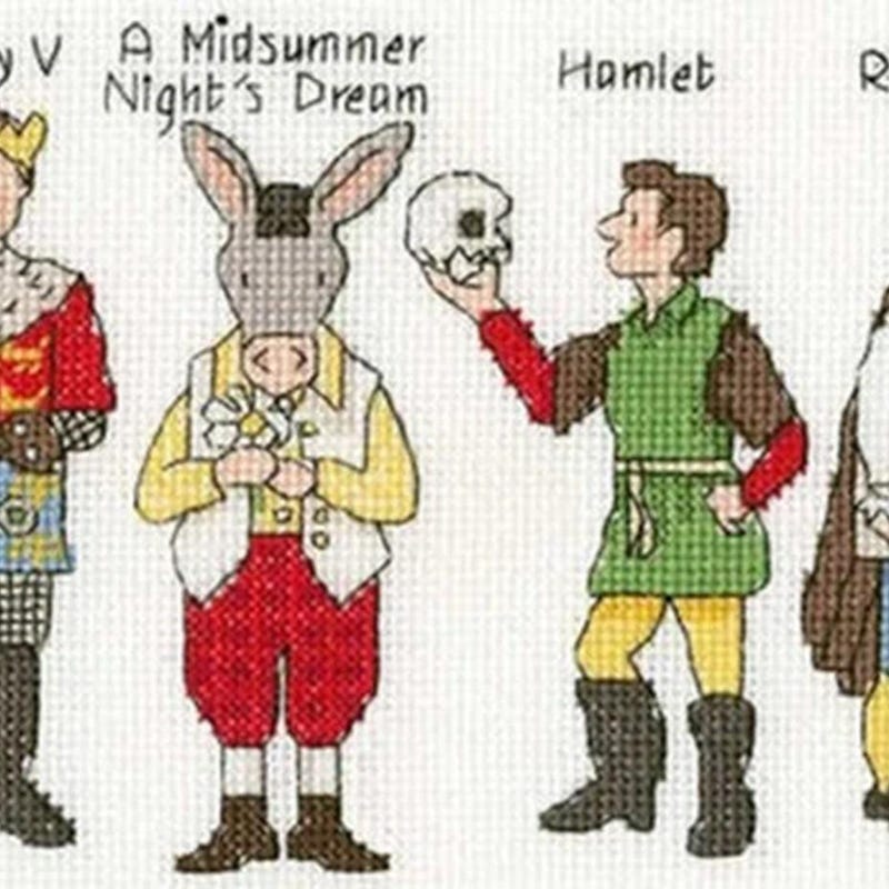 Shakespeare Embroidery - Etsy