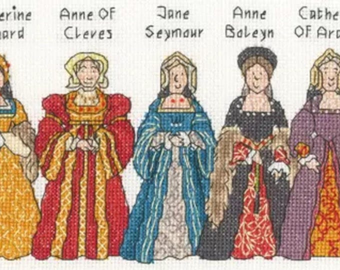 The Tudor Roses Counted Cross Stitch Kit by Bothy Threads, Henry VIII ...