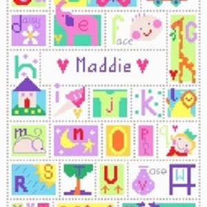 Alphabet Sampler Cross Stitch Kit From the Stitching Shed on - Etsy