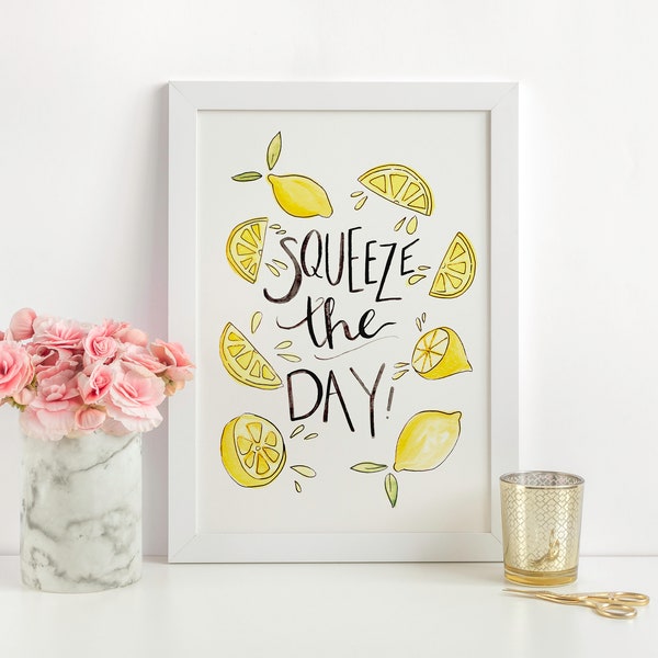 Lemon Wall Art - Etsy