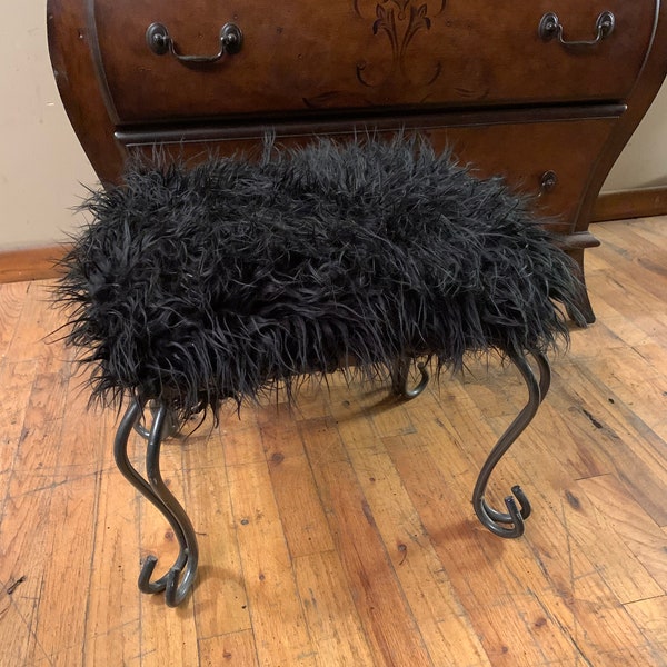 Fur Stool - Etsy