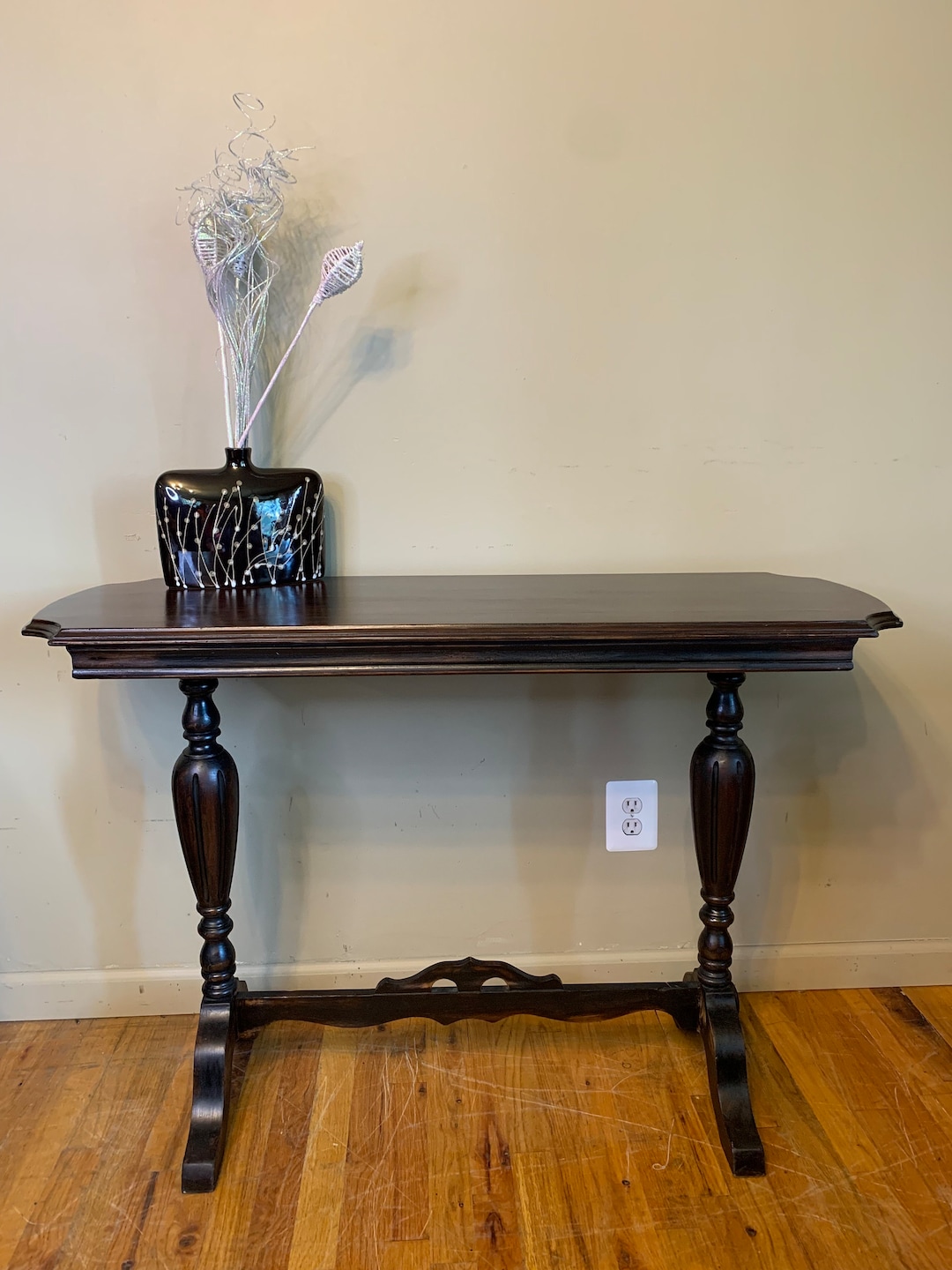 Antique Sofa Table Entry Table Console Table Antique Small Writing Desk Mahogany Living Room ...