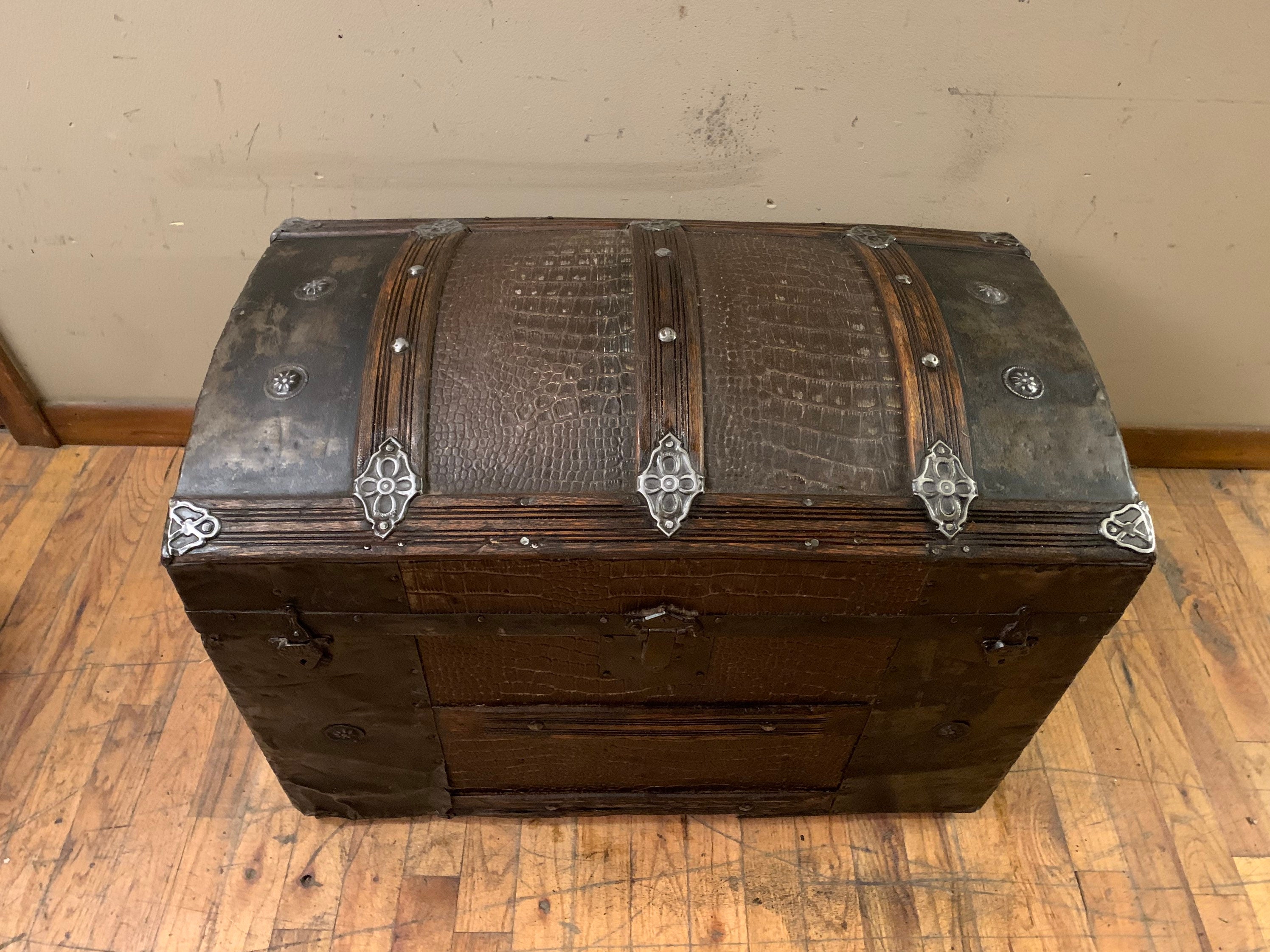 Steamer Trunk Vintage Trunk Chest - Etsy