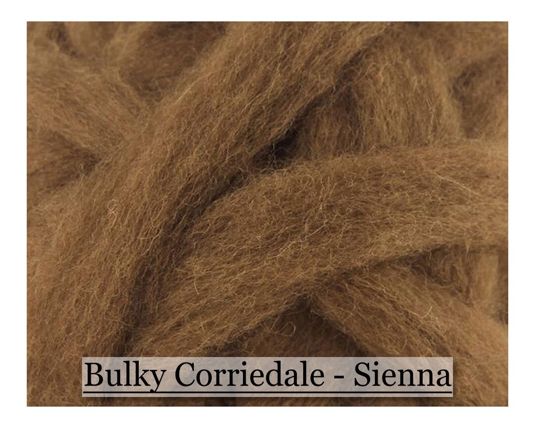 Sienna - Corriedale Wool Sliver - Needle Felting - Spinning - Wet ...