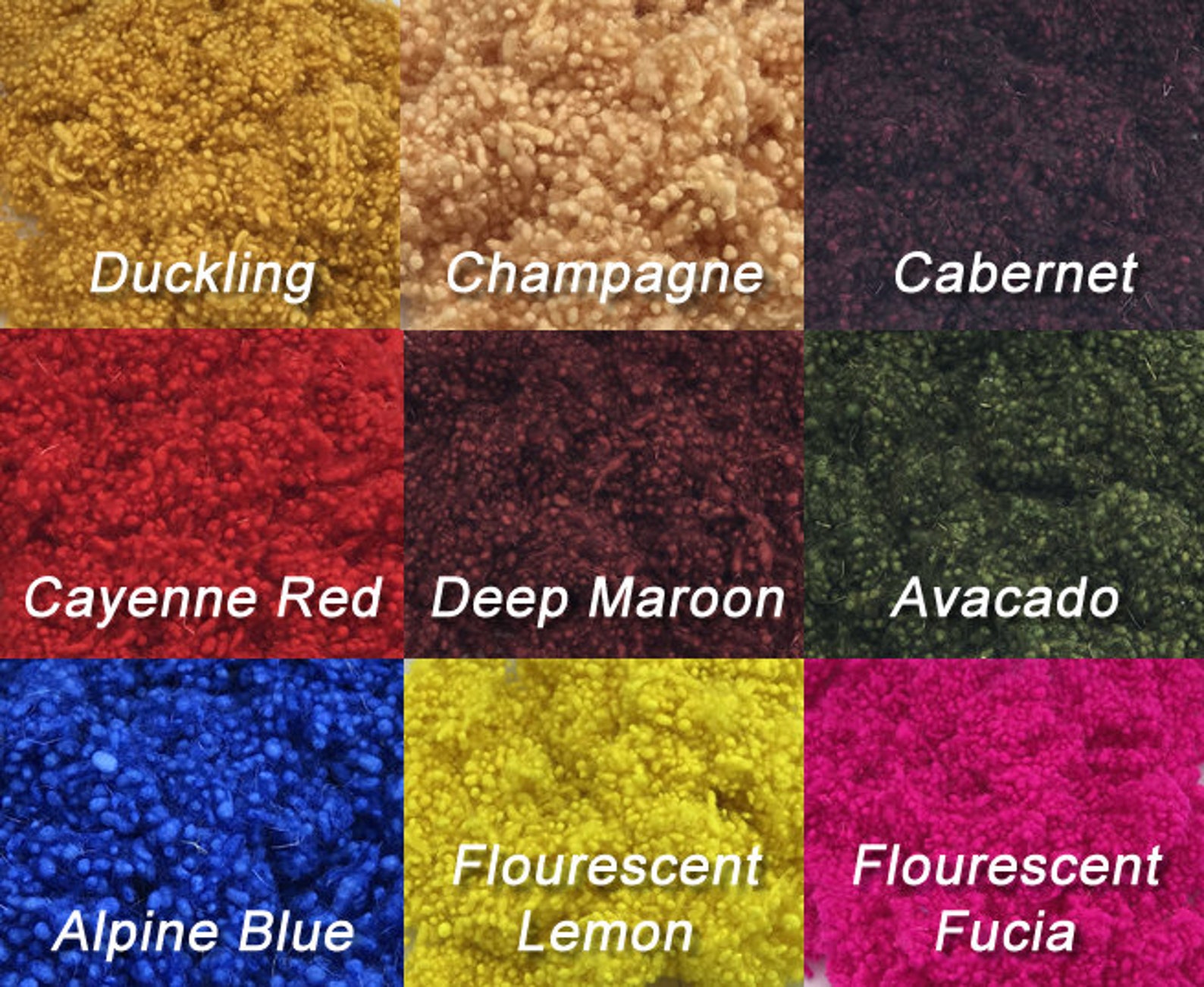 Wool Nepps Hand Dyed Fiber Effect Spinning Felting | Etsy