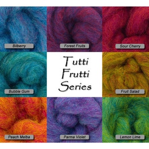 Parma Violet - Corriedale Wool - Tutti Frutti Series - Needle Felting ...