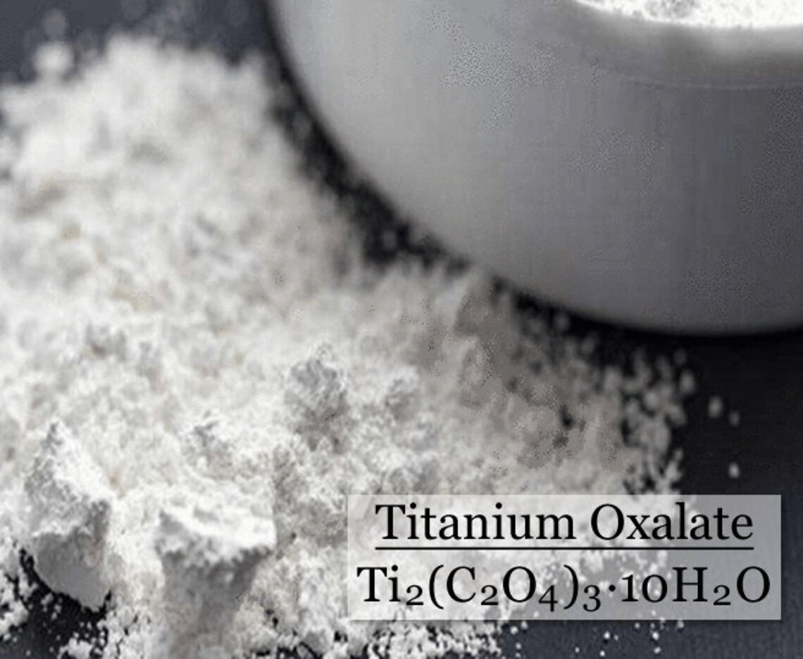 Titanium Oxalate Titanyl Potassium Oxalate Natural Dye - Etsy