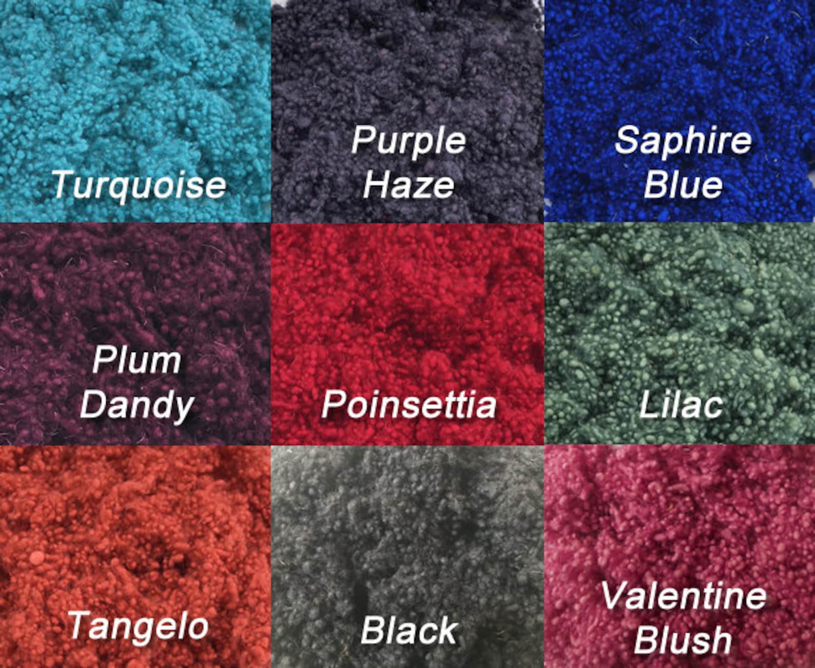 Wool Nepps Hand Dyed Fiber Effect Spinning Felting | Etsy