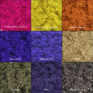 Wool Nepps - Hand Dyed - Fiber Effect - Spinning - Felting - Nuno - Wet ...