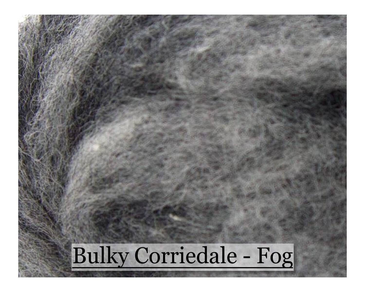 Drizzle - Shades of Grey - Corriedale Wool - Bulky Roving - Needle ...