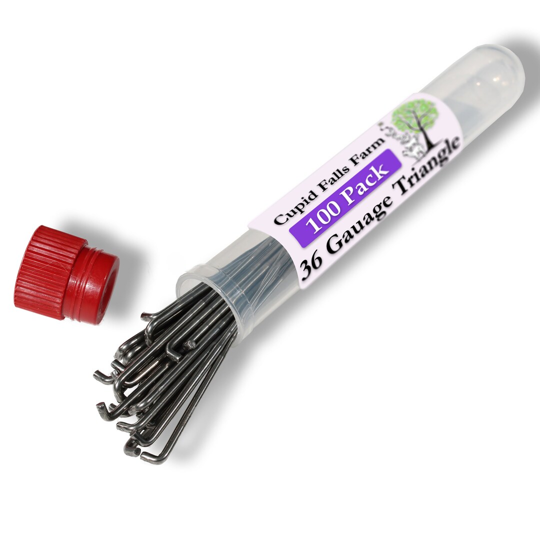 36 Gauge Triangle Felting Needles. A Semi-course 9 Barb Needle Used for ...