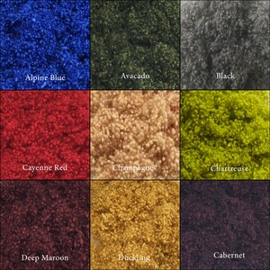 Wool Nepps - Hand Dyed - Fiber Effect - Spinning - Felting - Nuno - Wet ...